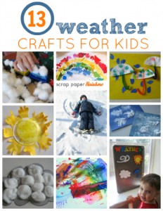 13 Weather Crafts For Kids – Lesson Plans