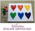 Valentines Counting and Color Sorting Activity – Lesson Plans