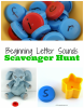 Beginning Letter Scavenger Hunt – Lesson Plans