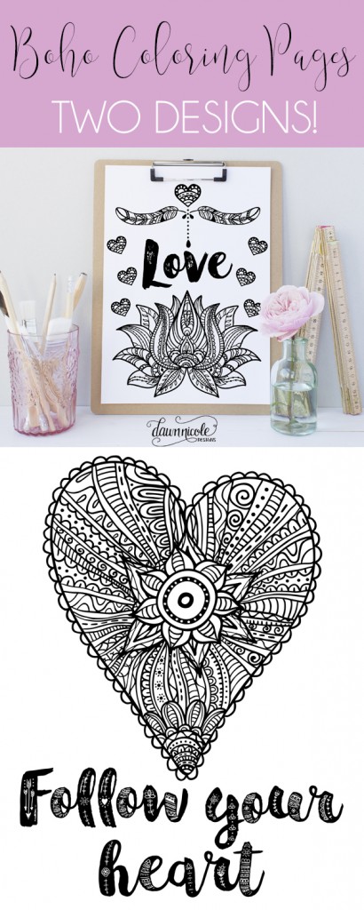 Free Printable Boho Coloring Pages – Lesson Plans