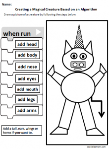 Intro to Coding by Drawing a Magical Creature – Lesson Plans