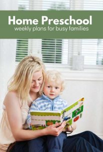 At-Home Preschool Lesson Plans – Lesson Plans