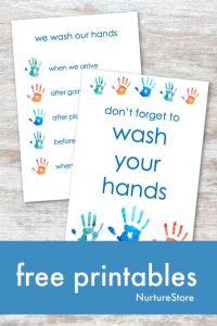 Handwashing Printables for Kids – Lesson Plans