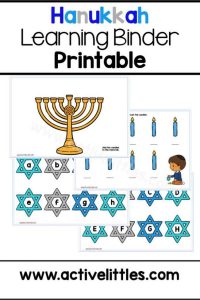 Printables for Hanukkah Related Learning – Lesson Plans