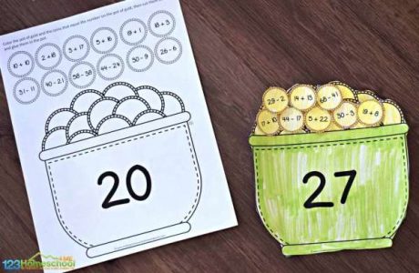 Pot of Gold Math Craft – Lesson Plans