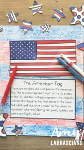 American Flag Symbols Craft – Lesson Plans