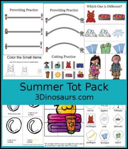 Summer Printable Pack for Preschool and Kindergarten – Lesson Plans