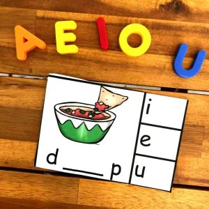 Missing Vowel Printable Puzzles – Lesson Plans