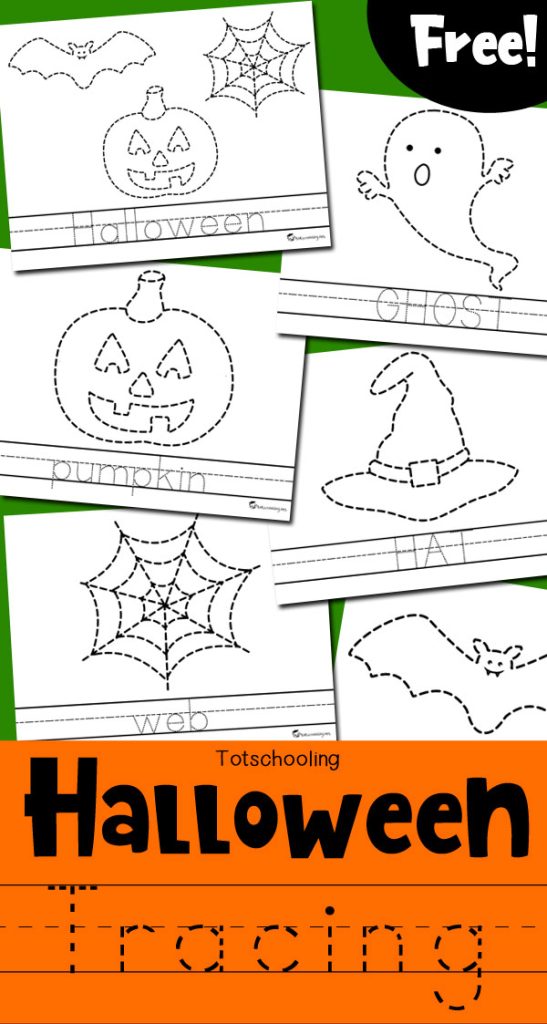 Halloween Tracing Worksheets – Lesson Plans