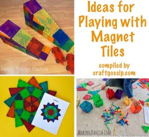 Fun Activities Using Magnetic Tiles – Lesson Plans