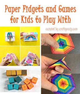Paper Fidgets and Games to Make for Kids – Lesson Plans