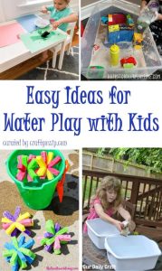 Easy Ideas for Water Play with Kids – Lesson Plans