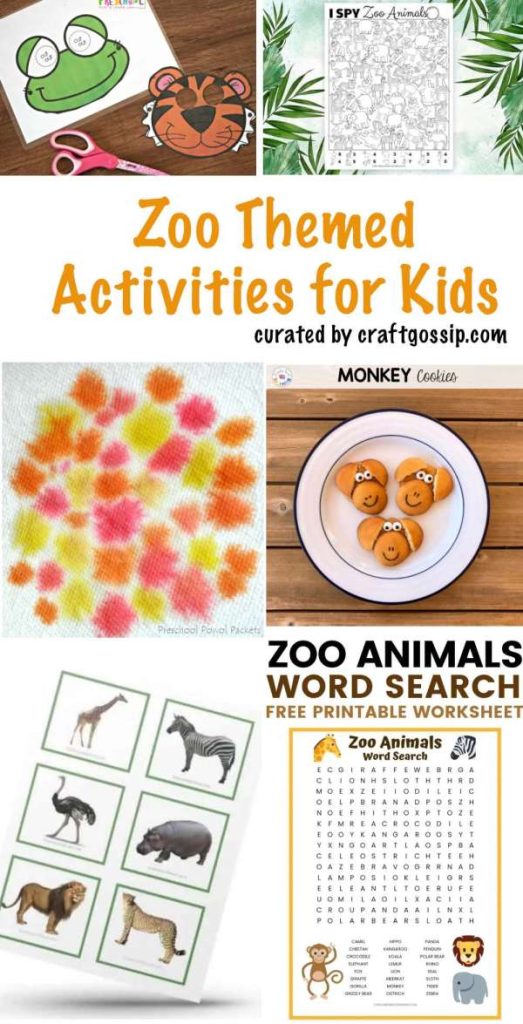 Zoo Themed Activities for Kids – Lesson Plans
