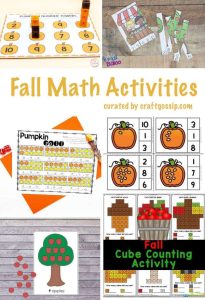 Fall Math Activities – Lesson Plans