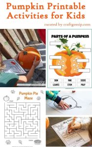 Pumpkin Printables for Kids – Lesson Plans