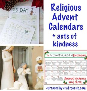 Religious and Acts of Kindness Advent Calendars – Lesson Plans