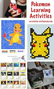 Pokemon Learning Activities and Crafts – Lesson Plans