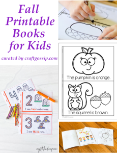 Fall Printable Books for Kids – Lesson Plans