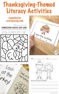 Thanksgiving Language Arts Printables – Lesson Plans