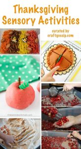 Thanksgiving Sensory Activities – Lesson Plans