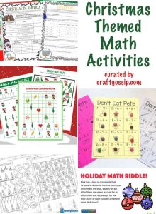 Christmas Themed Math Activities – Lesson Plans