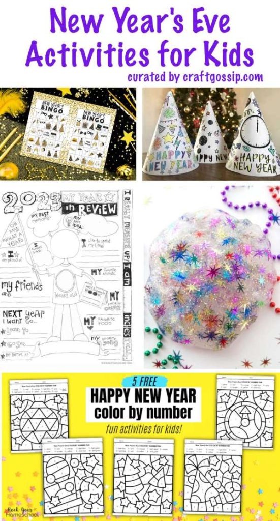 New Year’s Activities for Kids – Lesson Plans