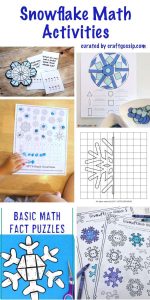 Snowflake Themed Math Activities – Lesson Plans