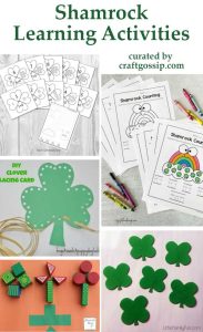 Learning Activities Using Shamrocks – Lesson Plans