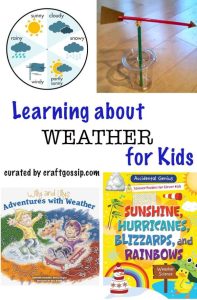 Learning about the Weather with Kids – Lesson Plans