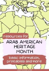 Celebrating Arab American Heritage Month – Lesson Plans