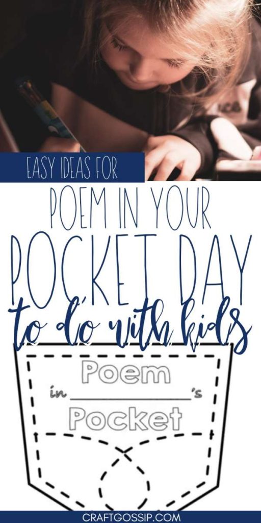 Celebrate Poem in Your Pocket Day – Lesson Plans