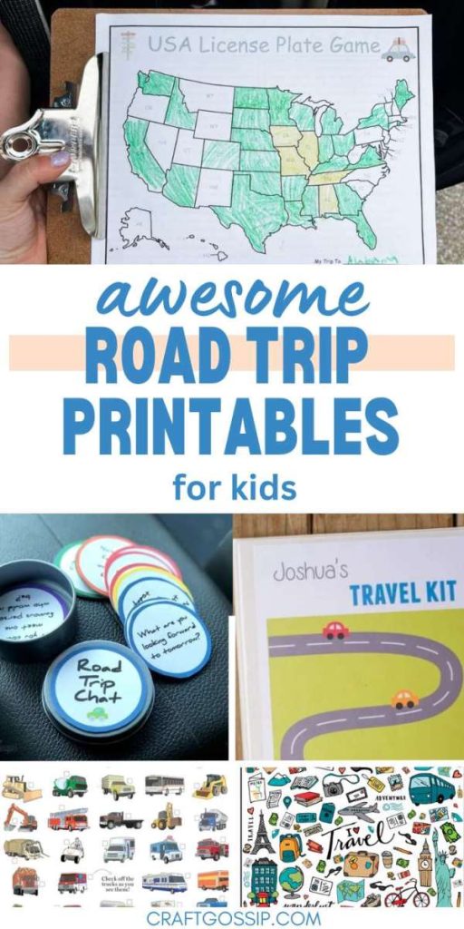 Road Trip Printables – Lesson Plans