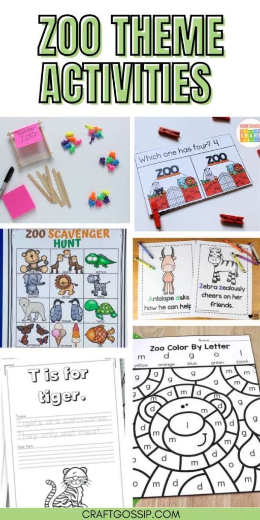 Zoo Learning Activities for Kids – Lesson Plans