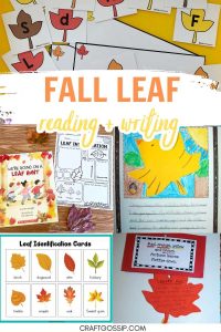 Leaf Reading and Writing Activities – Lesson Plans