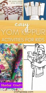 Yom Kippur Activities for Kids – Lesson Plans