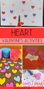 Valentine’s Day Activities Using Hearts – Lesson Plans