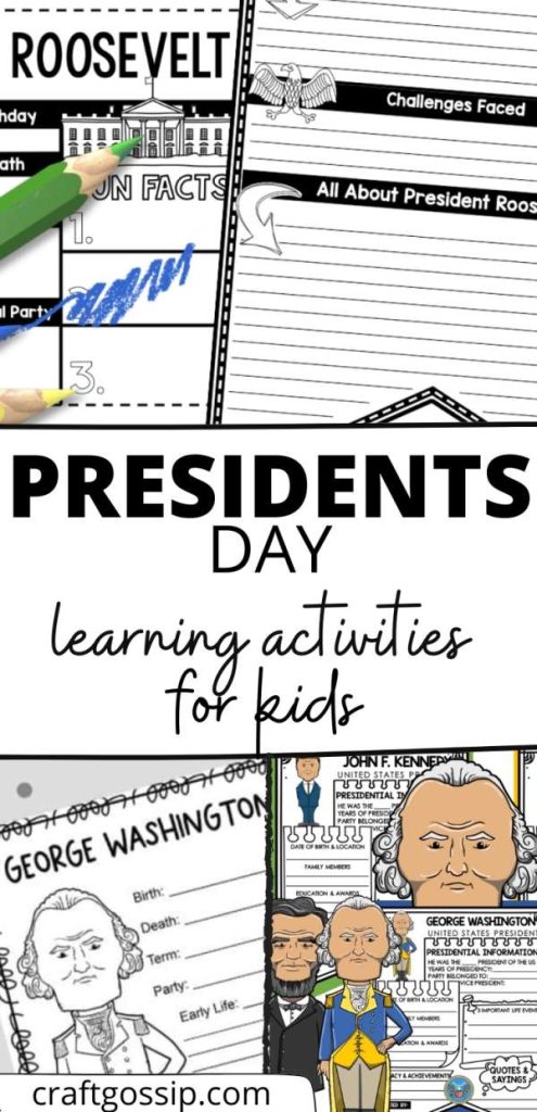 Learning about the Presidents for Presidents Day – Lesson Plans