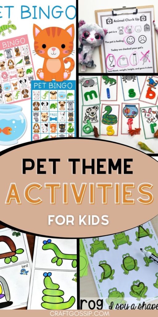 Pet Themed Learning Activities – Lesson Plans