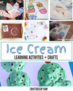 Ice Cream Themed Learning Activities – Lesson Plans