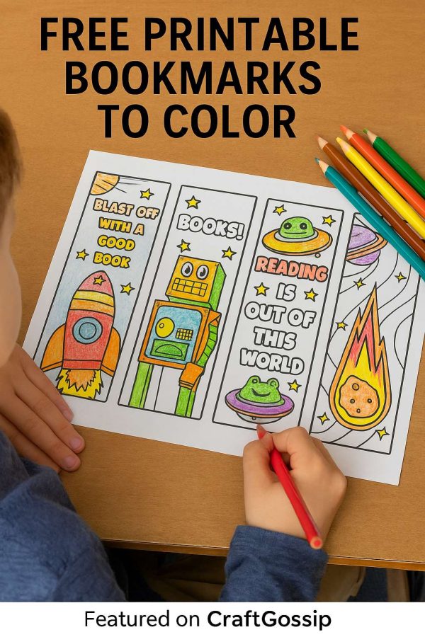 Printable Bookmarks for Kids to Color – Lesson Plans