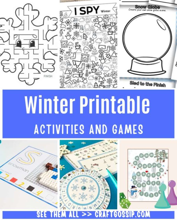 Fun Winter Printables and Games to Keep Kids Entertained – Lesson Plans