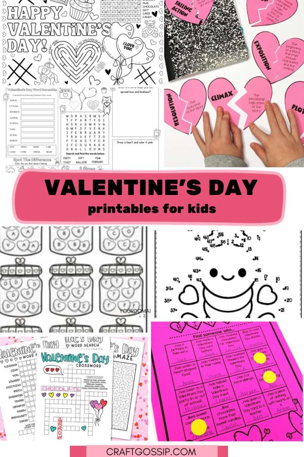 Valentine’s Day Printables and Activities for Kids – Lesson Plans