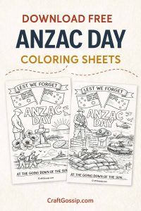 ANZAC Day Printables and Activities – Lesson Plans