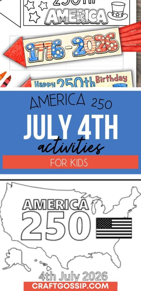 America 250 Fourth of July Activities for Kids – Lesson Plans