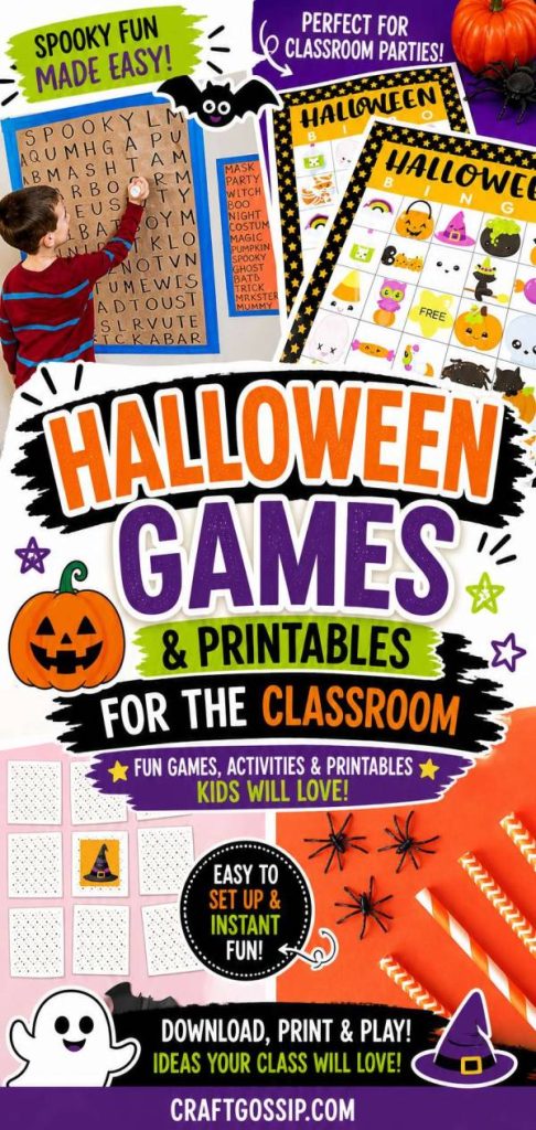 Halloween Games and Printables for the Classroom – Lesson Plans